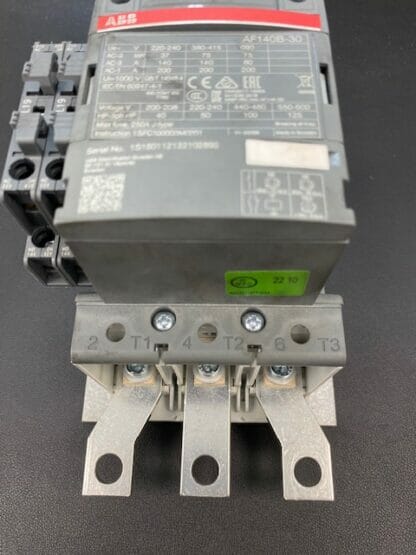 ABB Contactor copper busbars - Tranect Ltd
